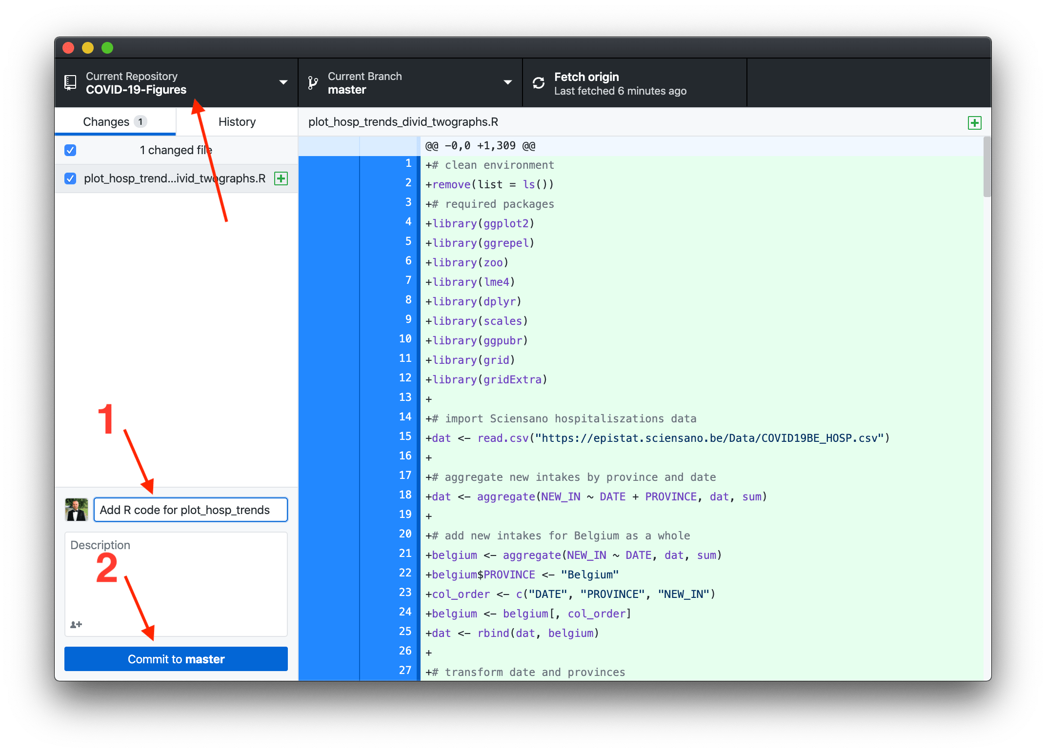 How To Upload Your R Code On GitHub Example With An R Script On MacOS 